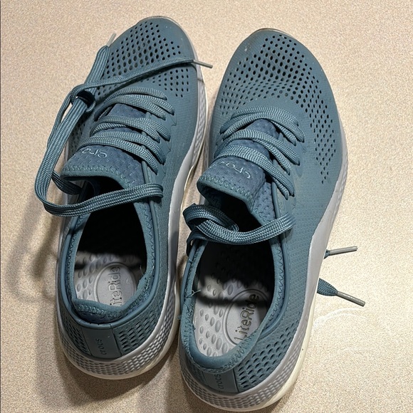 CROCS | Shoes | Crocs Blue Literide Sneakers | Poshmark